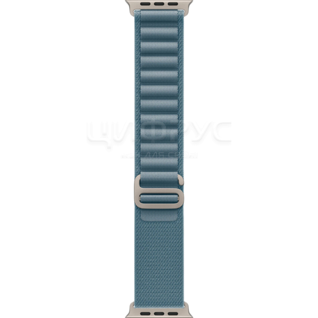 Купить Apple Watch Ultra 3 (2025) 49mm Natural Titanium Case Alpine Loop (S) Blue в Москве ...