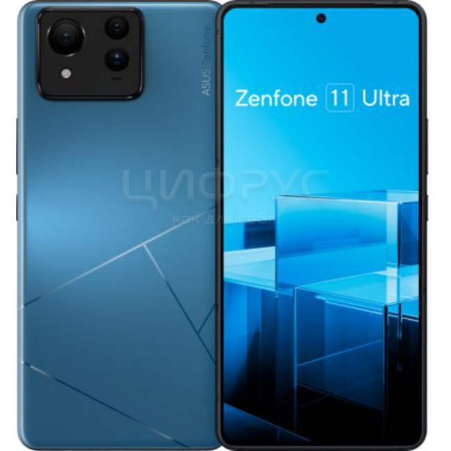 Купить Asus Zenfone 11 Ultra 256Gb+12Gb Dual 5G Blue (Global) (Уценка ...