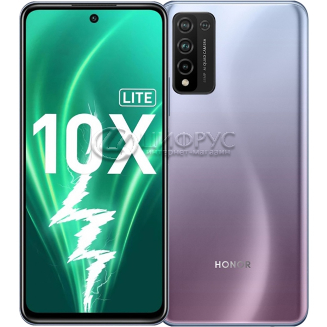 Купить Honor 10X Lite 128Gb+4Gb Dual LTE Silver (РСТ) в Москве – цена ...