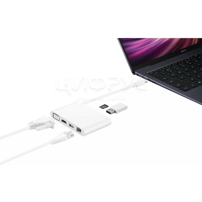 Купить HUB для ноутбука Huawei MateDock 3 Docking Station (Белый) в ...
