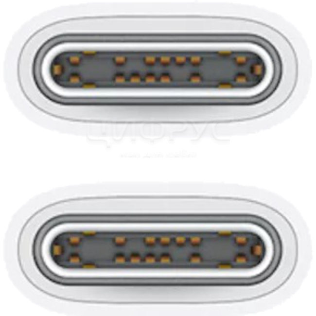 Купить Кабель Type-C - Type-C 1 м для Apple (A2795) белый плетеный в ...