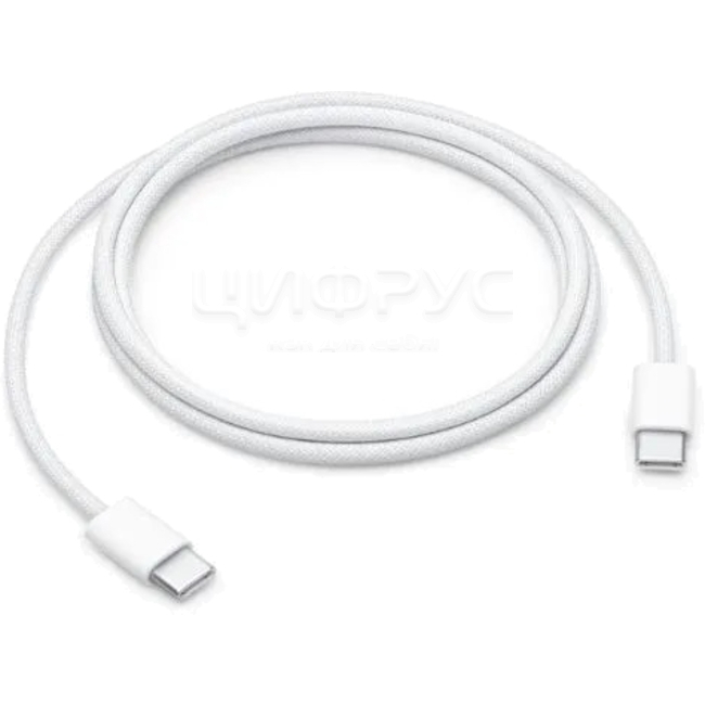 Купить Кабель Type-C - Type-C 1 м для Apple (A2795) белый плетенный в ...