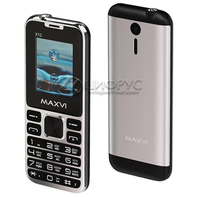 Купить MAXVI X12 Metallic Silver (РСТ) в Москве – цена Maxvi X12 Metallic Серебристый (Рст) в ...