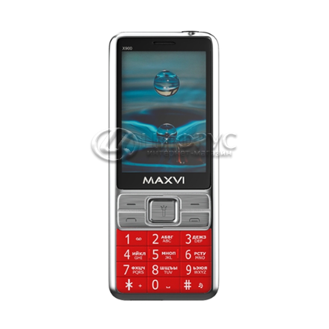 Купить MAXVI X900 Red (РСТ) в Москве – цена Maxvi X900 Красный (Рст) в интернет-магазине