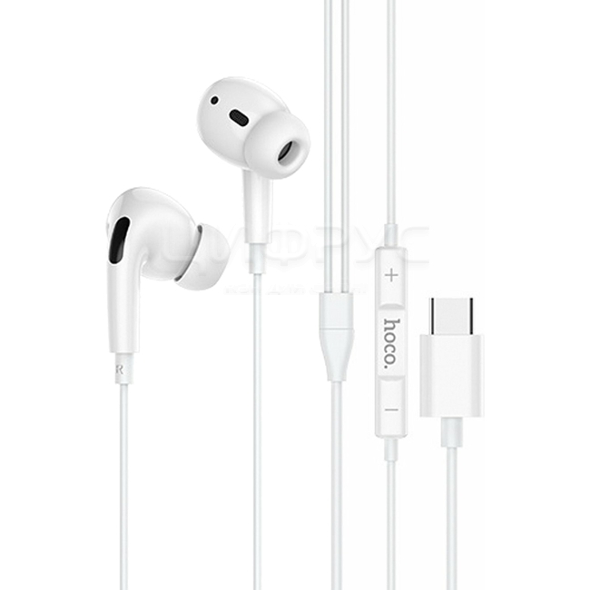 Технические характеристики: Наушники Type-C Hoco M1 Pro белые