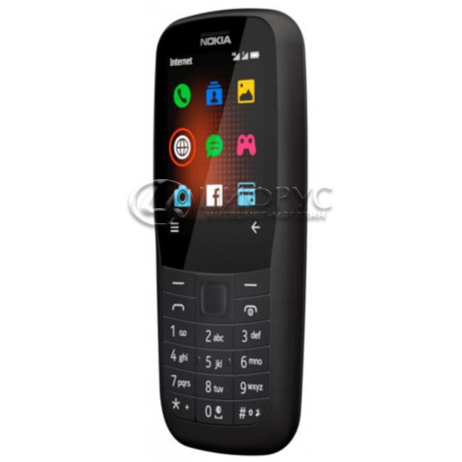 Купить Nokia 220 4G Dual sim Black (РСТ) в Москве – цена Нокиа 220 4G Дуал Sim Черный (Рст) в ...