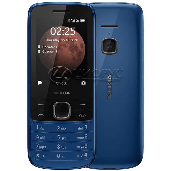 Купить Nokia 225 4G Dual Sim Blue (РСТ) в Москве – цена Нокиа 225 4G ...