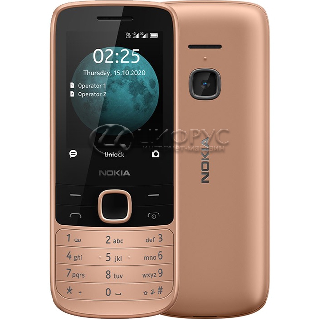 Купить Nokia 225 4G Dual Sim Sand (РСТ) в Москве – цена Нокиа 225 4G ...