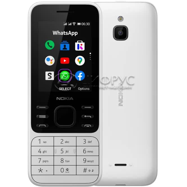 Купить Nokia 6300 4G 4Gb Dual LTE White (РСТ) в Москве – цена Нокиа ...