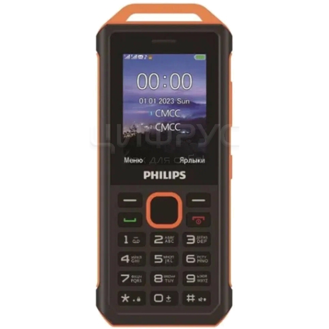Купить Philips Xenium E2317 Yellow Black (РСТ) в Москве – цена Филипс Xenium E2317 Желтый Черный ...