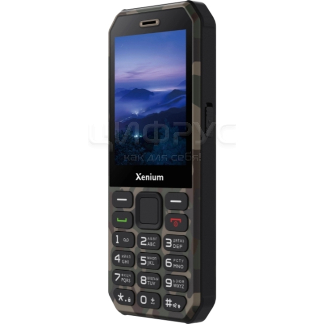 Купить Philips Xenium X300 Green Camouflage (РСТ) в Москве – цена Филипс Xenium X300 Зеленый ...