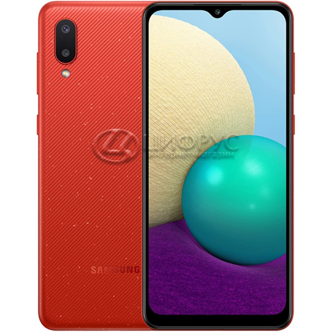 Купить Samsung Galaxy A02 SM-A022F/DS 32Gb+2Gb Dual LTE Red (РСТ) в ...