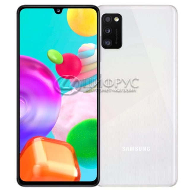 Купить Samsung Galaxy A41 SM-A415F/DS 64Gb White (РСТ) в Москве – цена ...