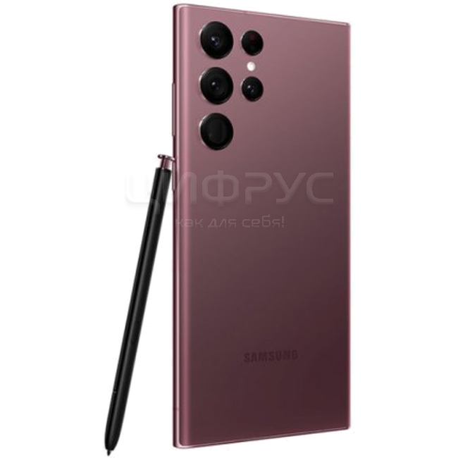 Купить Samsung Galaxy S22 Ultra S908B/DS 12/512Gb 5G Burgundy (ЕАС) в ...