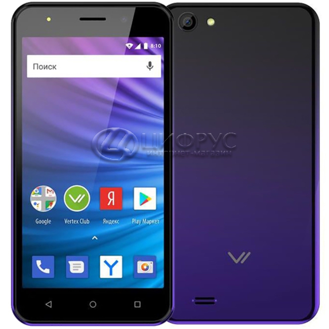 Купить VERTEX Impress Luck L100 Blue (РСТ) в Москве – цена смартфона ...