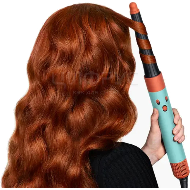 Купить Dyson Airwrap iD Long HS08 Straight + Wavy Ceramic Patina/Topaz ...