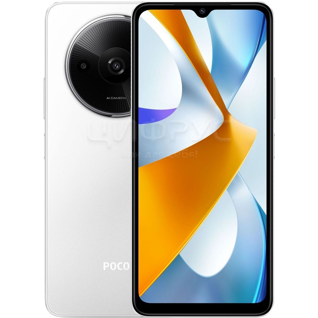 Технические характеристики: Xiaomi Poco C61 3/64Gb 4G White (РСТ)