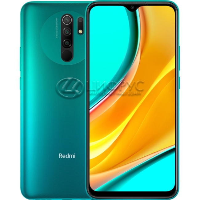 Купить Xiaomi Redmi 9 64Gb+4Gb (NFC) Dual LTE Green (РСТ) в Москве ...
