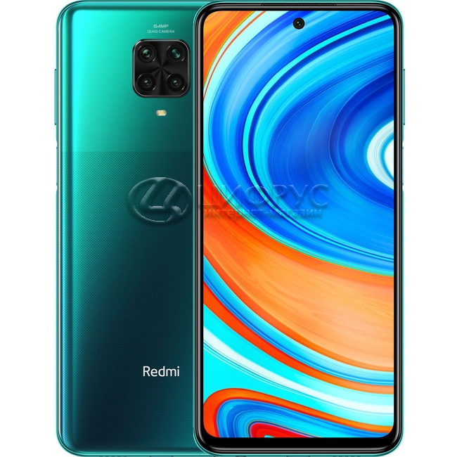 Купить Xiaomi Redmi Note 9 Pro 128Gb+6Gb Dual LTE Green (Global) в ...