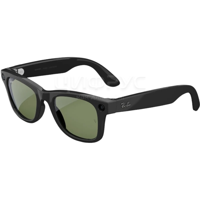 Купить Ray-Ban Meta Wayfarer RW4012 Gen2 (50) Shiny Black/Green ...