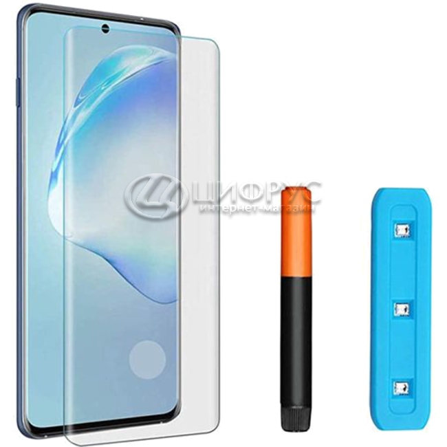 Купить Защитное стекло для Samsung Galaxy S22+ ультрафиолетовое в ...
