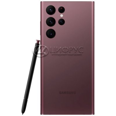 Купить Samsung Galaxy S22 Ultra (SM-S908B/DS) 256Gb+12Gb 5G Burgundy ...